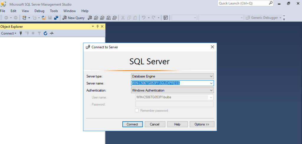 Hướng dẫn cài đặt SQL Server Express trên Windows Server 2016 – Long Vân