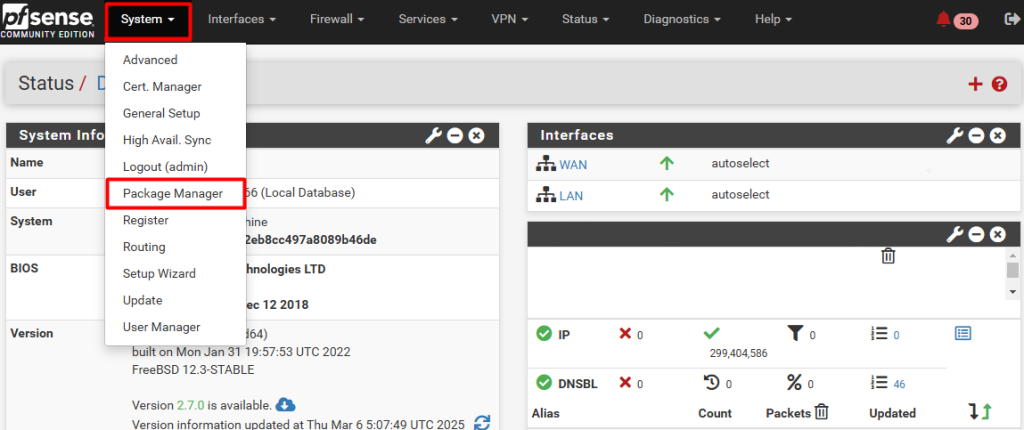 Hướng dẫn tự động reboot pfSense bằng CronJob – Long Vân